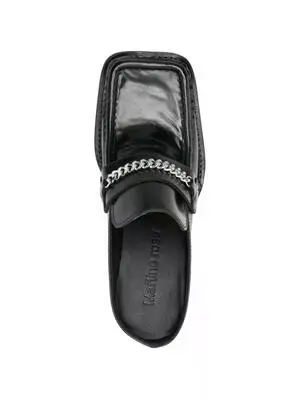 Martine Rose Square-toe Chain Mules