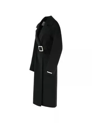 Sportmax Buckled Wool Coat