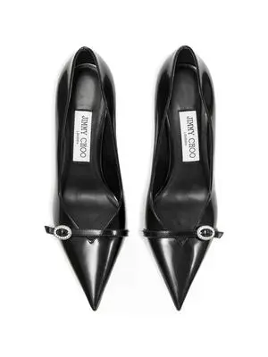 JIMMY CHOO Keari 85 Pumps With Crystal Buckle