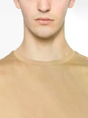 Herno Round-neck T-shirt - Neutrals