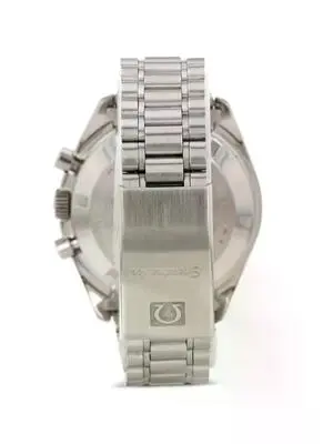 Omega 1990s 42mm Speedmaster Screwed Caseback Watch - Silver