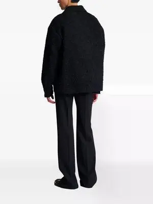 Balmain Tweed Shirt Jacket