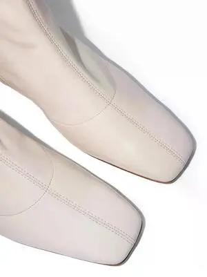 By Far Este Leather Ankle Boots