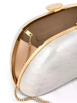 GEMY MAALOUF Glossy-effect Clutch