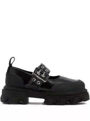 GANNI Buckled Eyelet-detail Pumps