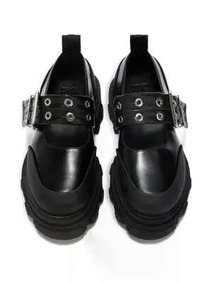 GANNI Buckled Eyelet-detail Pumps