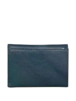 COCCINELLE Logo-plaque Leather Wallet - Blue