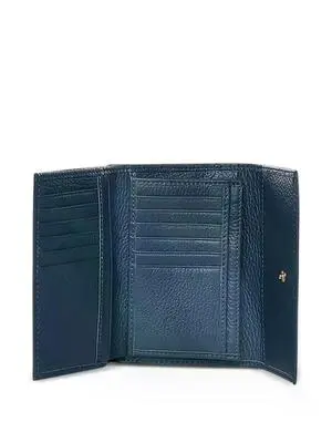 COCCINELLE Logo-plaque Leather Wallet - Blue