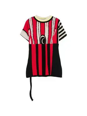 Ottolinger Striped Knit T-shirt - Red