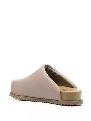 YUME YUME Square-toe Mules - Neutrals