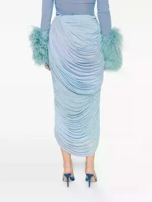 Magda Butrym Draped Midi Skirt
