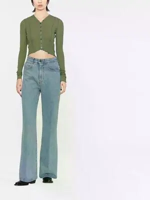 DIESEL® Exposed-seam Cropped Cardigan