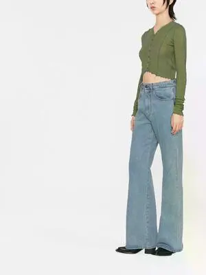 DIESEL® Exposed-seam Cropped Cardigan
