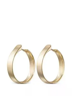 Melissa Kaye 18k Yellow Large Honey Hoop Earrings - Gold