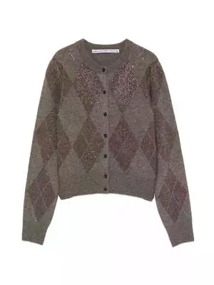 Alexander Wang Crystal-embellished Cardigan