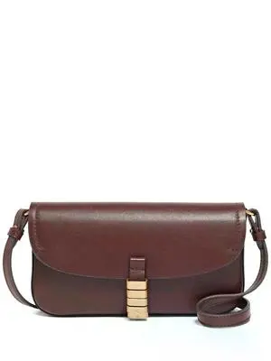 Pinko Medium Saddle Flat Shoulder Bag - Brown