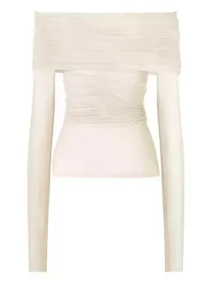 Wolford Sheer Drape Long-sleeve Top
