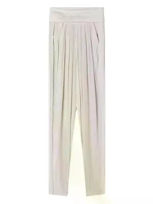 LANVIN Pleated Trousers - Neutrals
