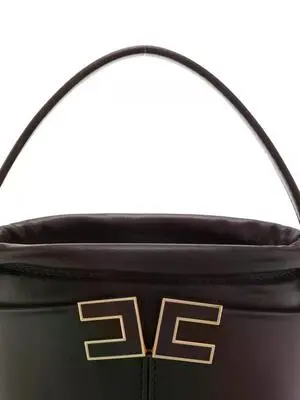 Elisabetta Franchi Logo Chain Bucket Bag