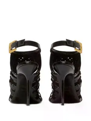 Balmain Fringed Open-toe Sandals