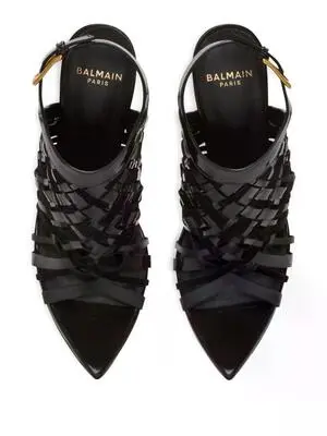 Balmain Fringed Open-toe Sandals