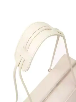 By Far Kimberly Leather Shoulder Bag - Neutrals