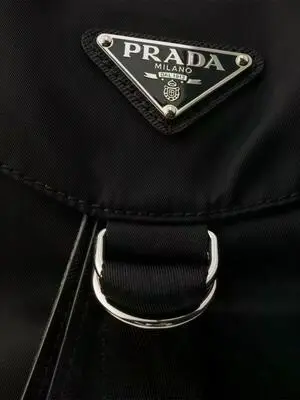 Prada Re-nylon Backpack - Black