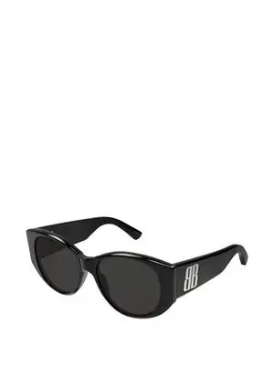 Balenciaga Geometric Logo Sunglasses