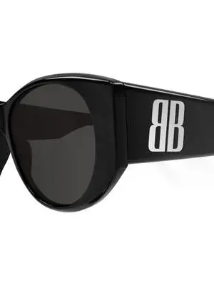 Balenciaga Geometric Logo Sunglasses