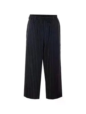 Y3 Striped Trousers - Black