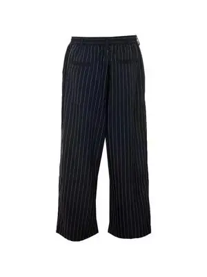 Y3 Striped Trousers - Black