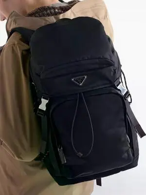 Prada Re-nylon Backpack - Black
