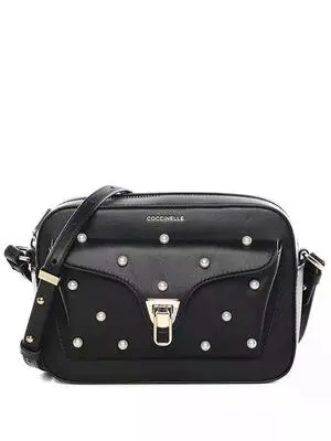 COCCINELLE Pearl-embellished Shoulder Bag