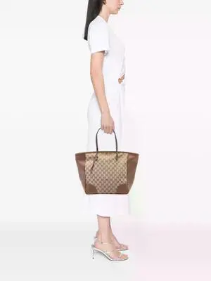 Gucci Gg Canvas Bree Tote Bag