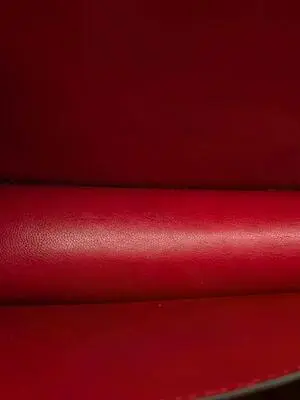 Celine 2016 Medium Calfskin Classic Box Crossbody Bag - Red
