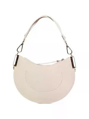 COCCINELLE Small Zip Leather Shoulder Bag - Neutrals