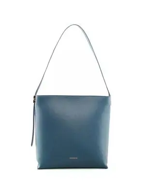 COCCINELLE Pebbled Leather Shoulder Bag - Blue