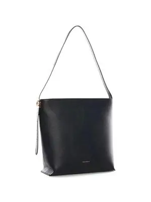 COCCINELLE Leather Shoulder Bag With Detachable Strap - Black