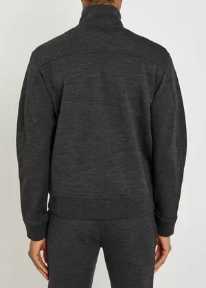 Givenchy Logo-appliquéd Wool-blend Track Sweatshirt