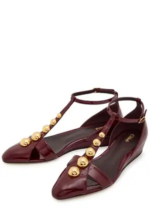 Chloé Cleia Stud-embellished Leather Sandals