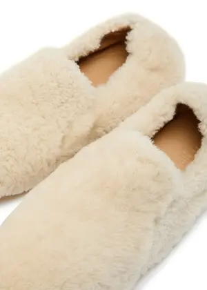 Le Monde Beryl Orlando Mocassin Shearling Flats