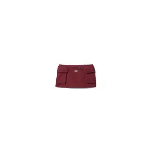 Miu Miu Washed Poplin Miniskirt