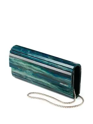 JIMMY CHOO Sweetie Chain Clutch Bag - Blue
