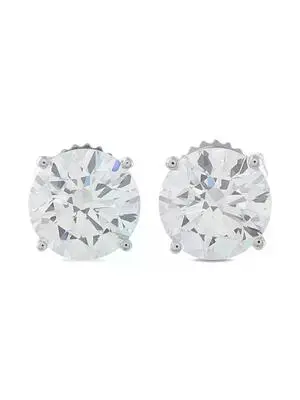 LB EXCLUSIVE 14k White Gold Diamond Earrings - Silver