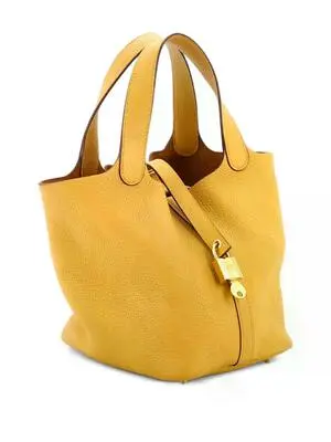 Hermès Picotin Lock Bag Clemence Pm - Yellow