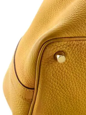 Hermès Picotin Lock Bag Clemence Pm - Yellow