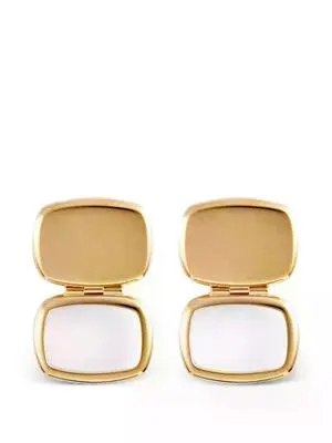 IVI Chunky Rectangle Earrings - Gold