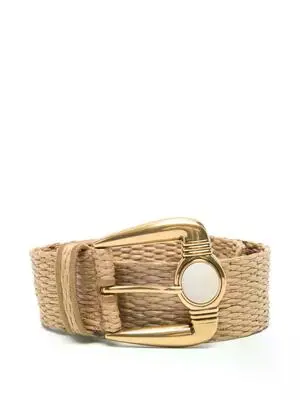 Etro Buckle Belt - Neutrals