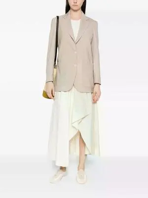 Max Mara Buttoned Blazer With Patch Pockets