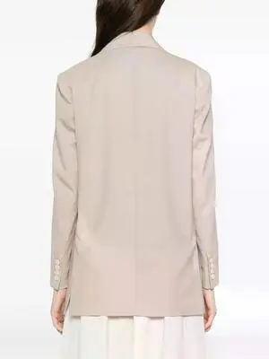 Max Mara Buttoned Blazer With Patch Pockets
